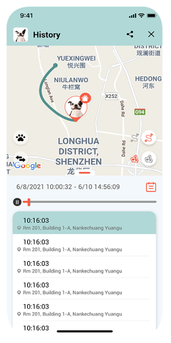 EV-201M GPS Pet Tracker | 4G Anti-Lost Collar for Dogs and Cats